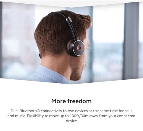 Jabra Evolve Se Link A Ms Stereo Wireless Office Headset With Noise Cancellation