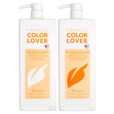 Framesi Color Lover Curl Define Shampoo Conditioner Set Beauty Care