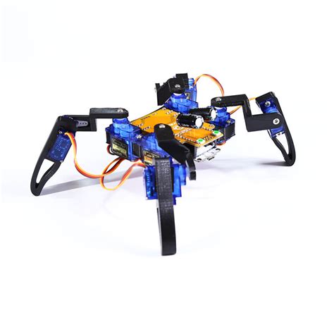 arduino robot araña 8 dof kit de bricolaje biónico cuadrupado