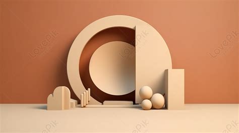 미니멀리스트 3d 렌더링 기본 기하학적 모양을 특징으로 하는 추상 배경 기본 배경 리스 배경 특징 배경 이미지 Hd 기본 리스 특징 배경 사진 무료 다운로드