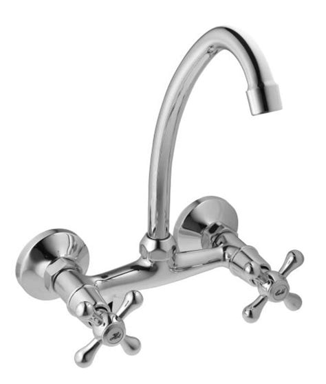 Triumph Kitchen Sink Mixer Tap Classico Wall Type Chrome H274cm Spout