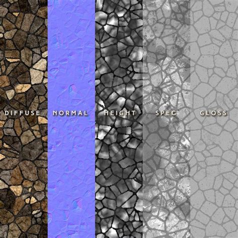 Cobblestone A Tileable Texture Set For 3d Art Cobblestone A Tileable Texture Set For 3d Art