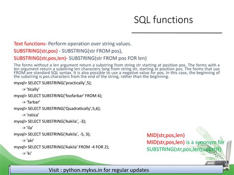 Sql Functions3pdf About The Function Of Sql Ppt