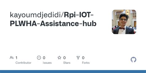 GitHub Kayoumdjedidi Rpi IOT PLWHA Assistance Hub