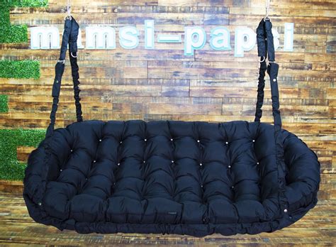 Подвесной диван color Black + Black - mamsi-papsi