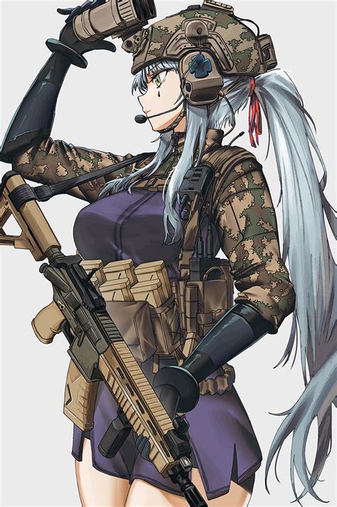 Hk416 And Klukai Girls Frontline And 1 More Drawn By Persocon93