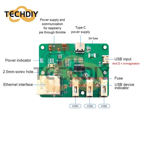 Usb To Ethernet Hub Hub Raspberry Pi Zero Network Hub Expansion Board