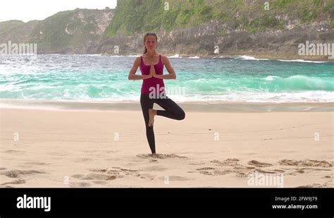 Woman Yoga Tree Pose Stock Videos Footage HD And 4K Video Clips Alamy