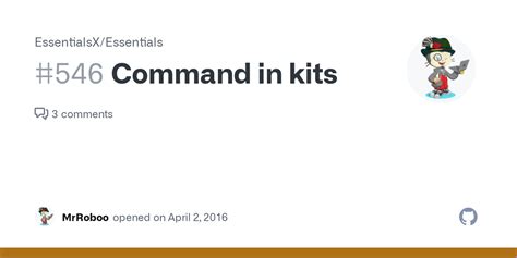 Command In Kits Issue EssentialsX Essentials GitHub