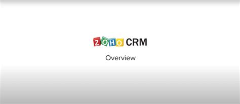 Zoho Crm Overview Enhance Your Business Efficiency Boosted Crm