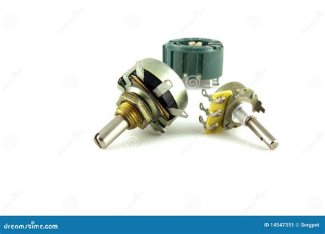 Electronic Components Variable Resistors Stock Image Image Of Technology Electricity 14547351
