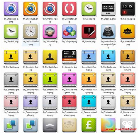 安卓应用图标800个 下载 java知识分享网 免费java资源下载