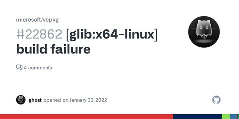 Glib X Linux Build Failure Issue Microsoft Vcpkg GitHub
