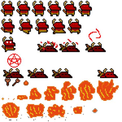 Fire Sprite Sheet Png