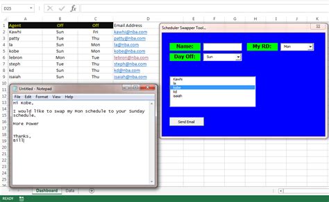 Excel How To Send Email By Selecting The Name In Listbox Stack Overflow