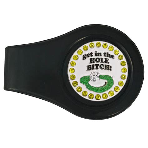 Bling Get In The Hole Golf Ball Marker Sassy Marker For Women