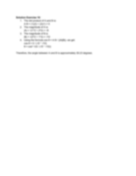 Solution Cambridge Igcsegcse Mathematics Extended Vector Questions