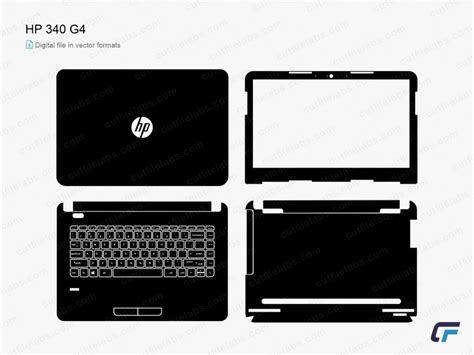 Hp Probook G Cut File Template Cutfilelabs