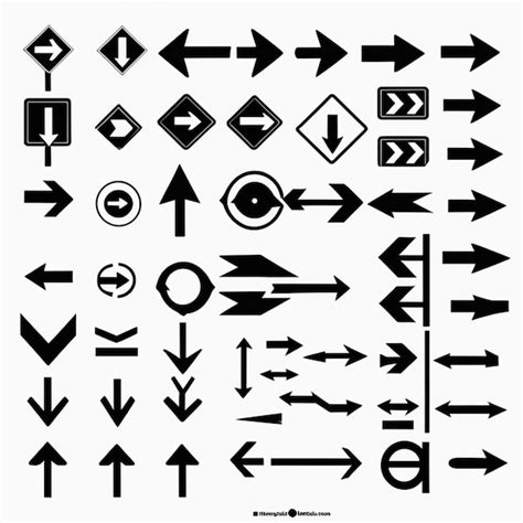 37 000 Directional Symbols Pictures