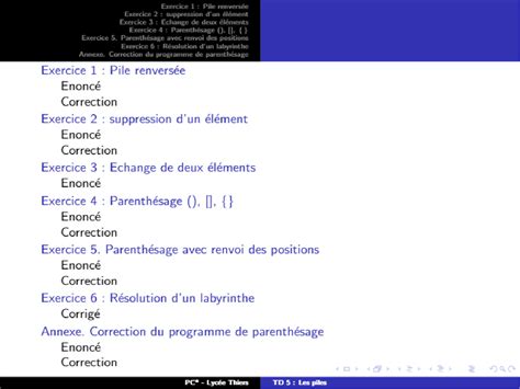 Td Les Piles And Files Exercices Programmation Orientée Objets En C