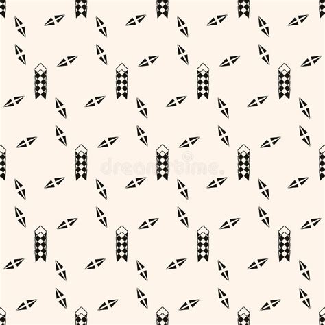Vector Minimal Geometric Seamless Pattern Stock Vector Illustration Of Abstract Mini 324050407