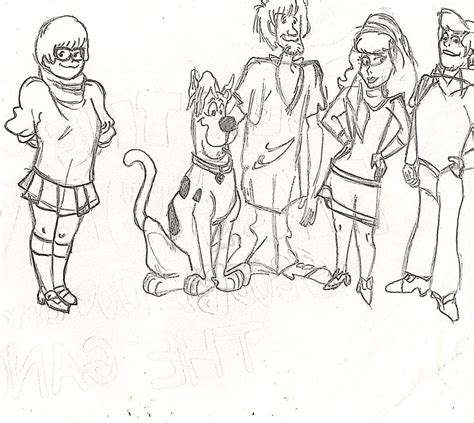 Scooby Doo Sketch By Snike Parkour On DeviantArt