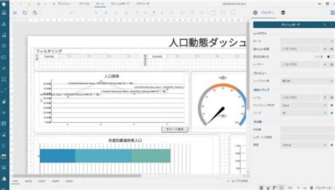 ダッシュボード形式のレポート出力が可能になったjavascript帳票開発ライブラリ：マピオンニュース