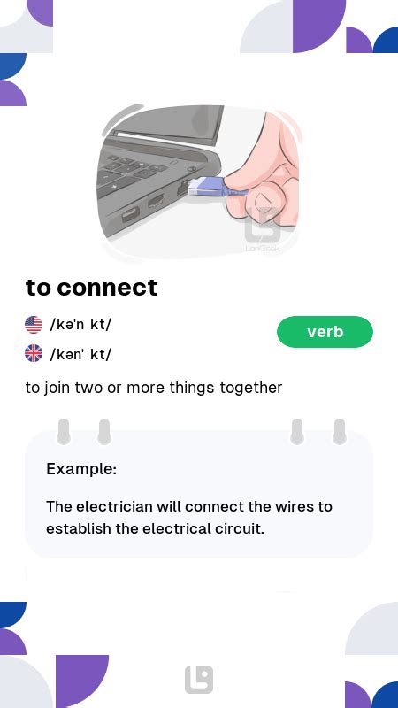 Definition Meaning Of Connect Picture Dictionary