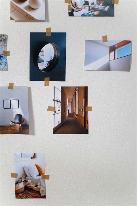 가정 영감 객실 디자인 구성 그림 그림 레이아웃 깨끗한 디자인 녹화된 사진 독창성 디자인 요소 무드 보드 미니멀리스트 비주얼 사진 수직 쐈어 수집