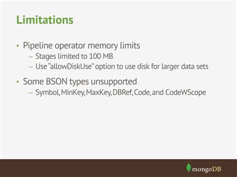 Aggregation Framework Mongodb Days Munich Pdf Databases Computer