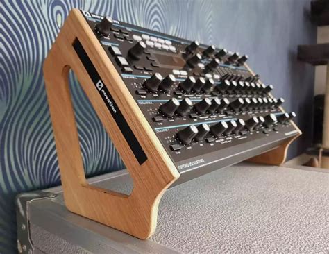 Novation Peak Solid Oak Dual Angle Stand From Synths And Wood Etsy