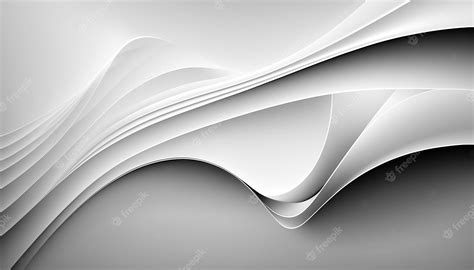 Premium Ai Image White Background With Smooth Lines Generative Ai