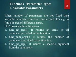 PHP Function PPT