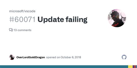 update failing · issue 60071 · microsoft vscode · github
