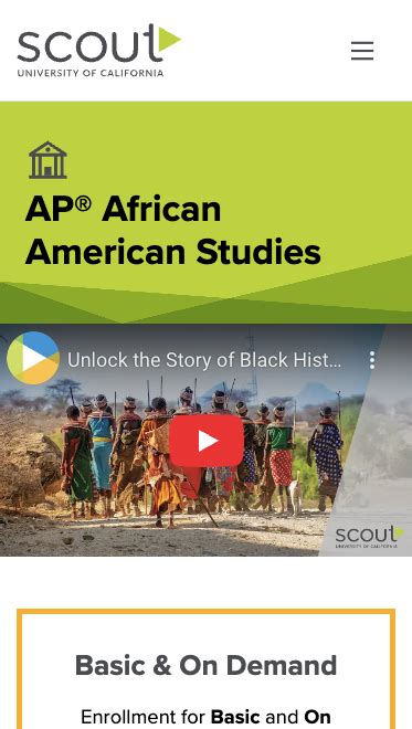 Uc Scout Web Portal Design Rolling Orange