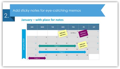 Design Tips For Making Calendar Table Graphics Attractive In PowerPoint