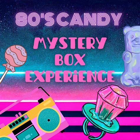 80s Candy Mystery Box Experience Nostalgic Snacks 80s Nostalgia Candy