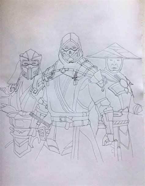 How To Draw Mortal Kombat Characters