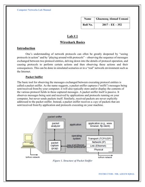 Wireshark Basics Lab Manual
