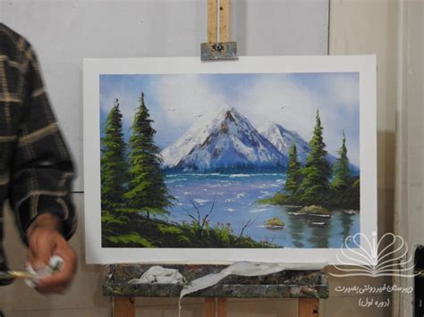 آموزش نقاشی روی بوم مدرسه بصیرت مهر 1402 دبیرستان بصیرت اندیشه