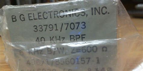 40 Khz Band Pass Filter Hamshack