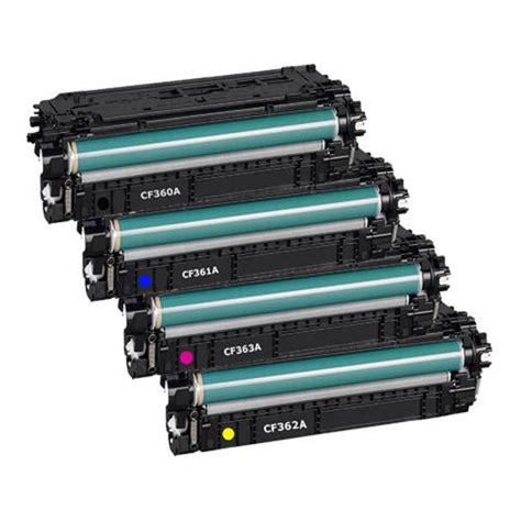 Compatible 4 Pack Hp 508a Color Laserjet Enterprise Mfp M577 M533