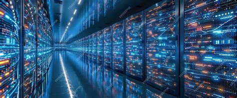 Futuristic Digital Data Center The Future Of Information Technology