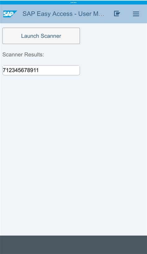 Build A Barcode Scanner Flavor With Sap Screen Per Sap Community