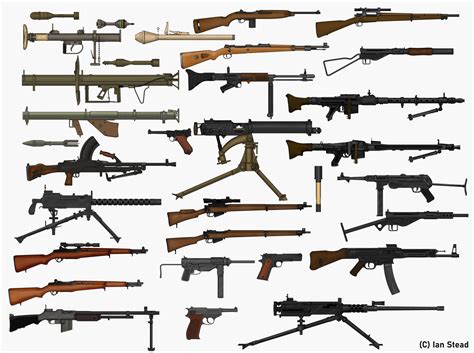 Artstation Ww2 Western Europe Weapons