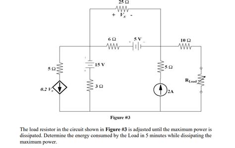 Solved The Load Resistor In The Circuit Shown In Figure Chegg