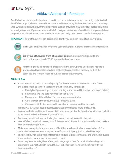 Fillable Online What Is The Difference Between A Statutory Declaration