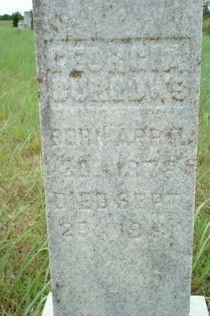 Georgia Burrows 1878 1881 Find A Grave Gedenkplek