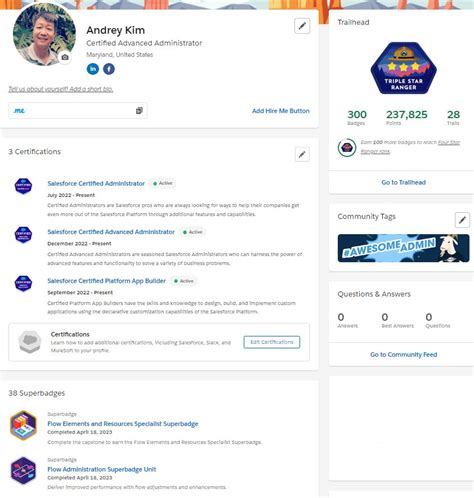 Andrey Kim On Linkedin Salesforce Trailhead Salesforcecertified Salesforceohana… 15 Comments