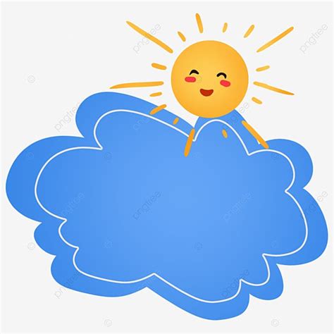 Cloud Border Clipart Png Images Cloud Border Sun Decoration Pattern